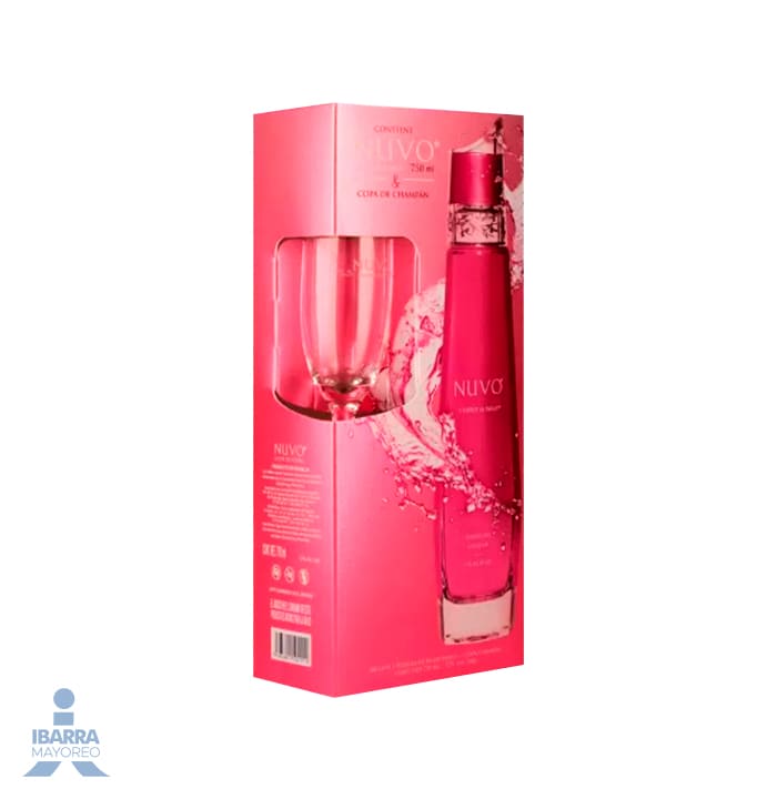 licor vodka nuvo 750 ml gratis copa | Ibarra Mayoreo