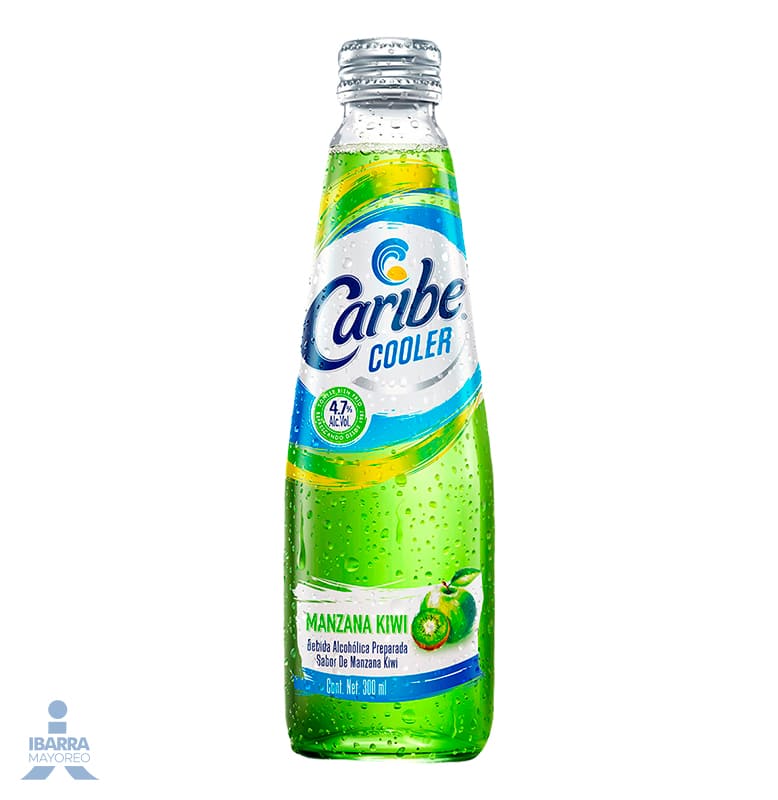 bebida caribe cooler manzana verde/kiwi 300 ml | Ibarra Mayoreo