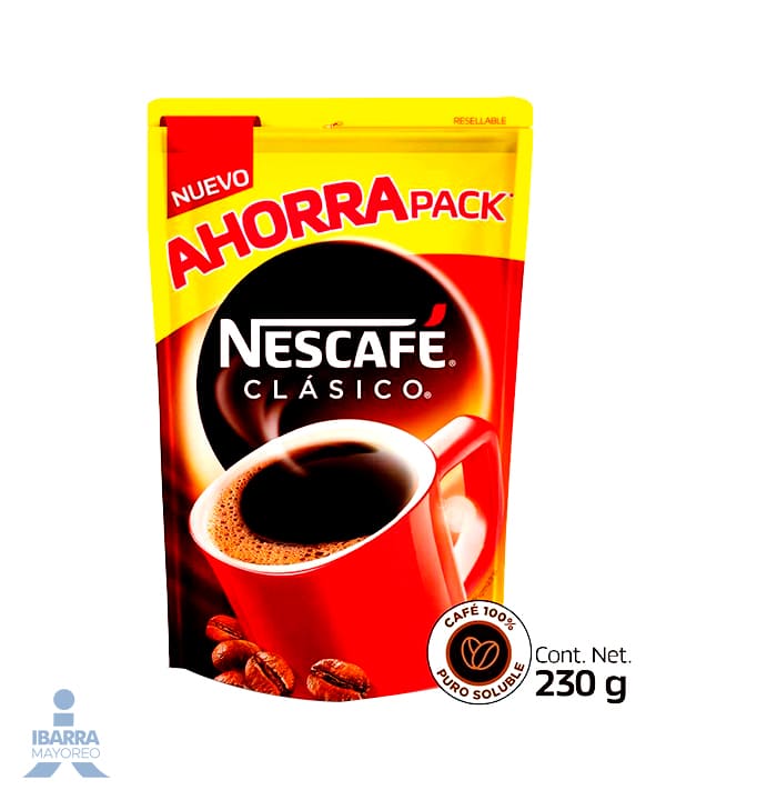 cafe nescafe clasico doy pack 230 g | Ibarra Mayoreo