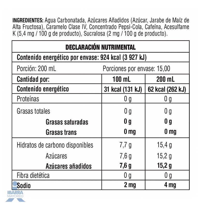 refresco pepsi pet 3 l | Ibarra Mayoreo