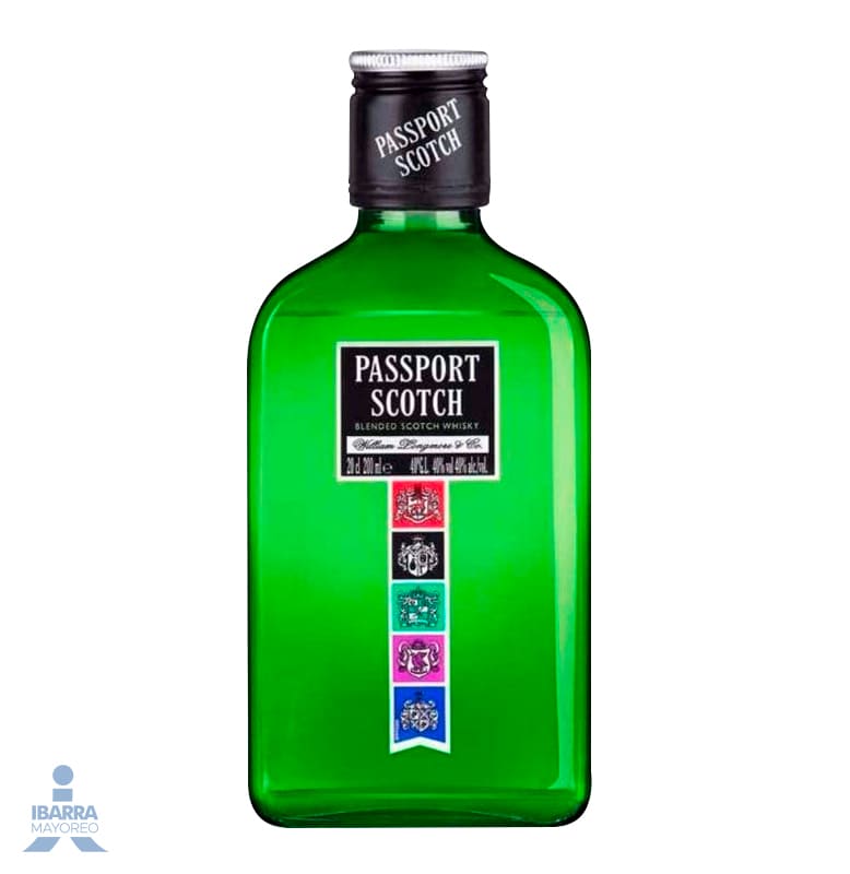 Whisky Passport Scotch 200 Ml Ibarra Mayoreo
