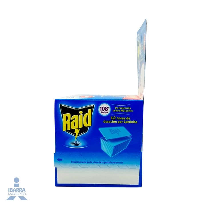 insecticida raid laminitas 108 gratis aparato | Ibarra Mayoreo