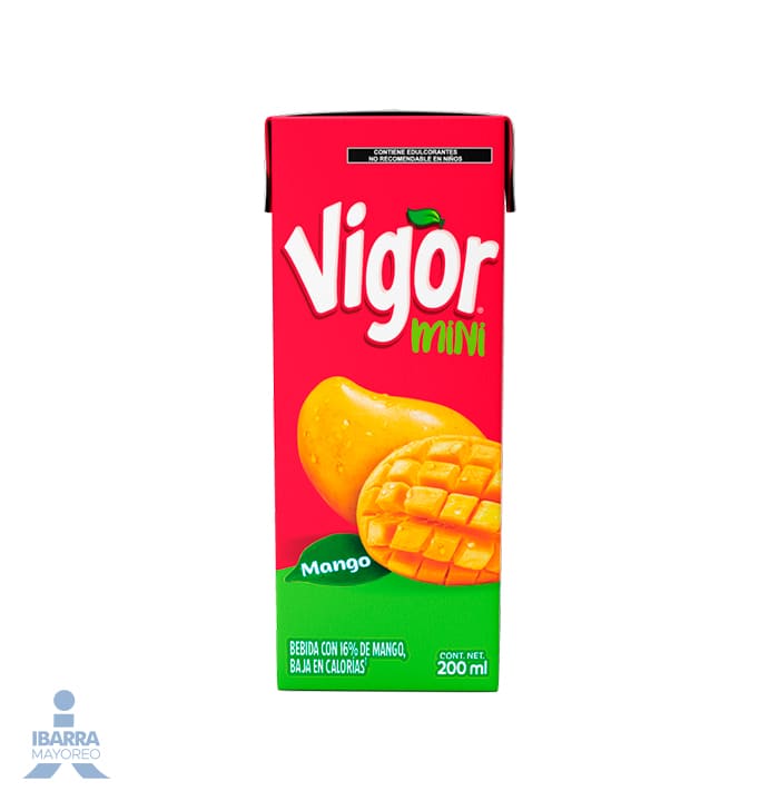 nectar vigor mango mini brick 200 ml | Ibarra Mayoreo