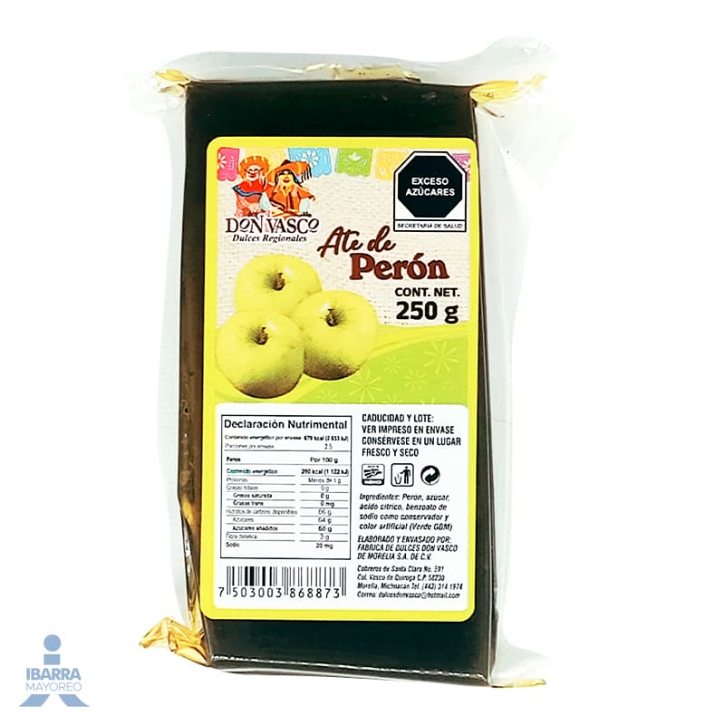 ate de peron don vasco 250 g | Ibarra Mayoreo