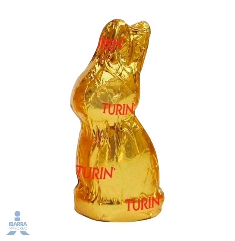 chocolate turin conejo vitrolero 30 pzas | Ibarra Mayoreo