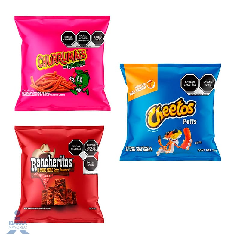 sabritas minis 50 pzas | Ibarra Mayoreo