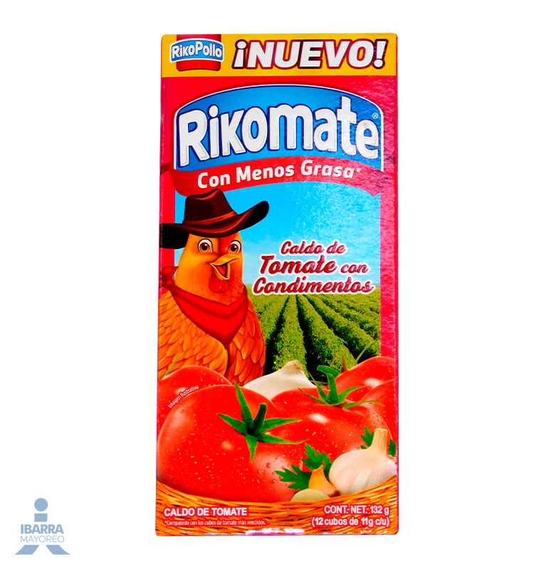caldo rikomate 12 pzas | Ibarra Mayoreo
