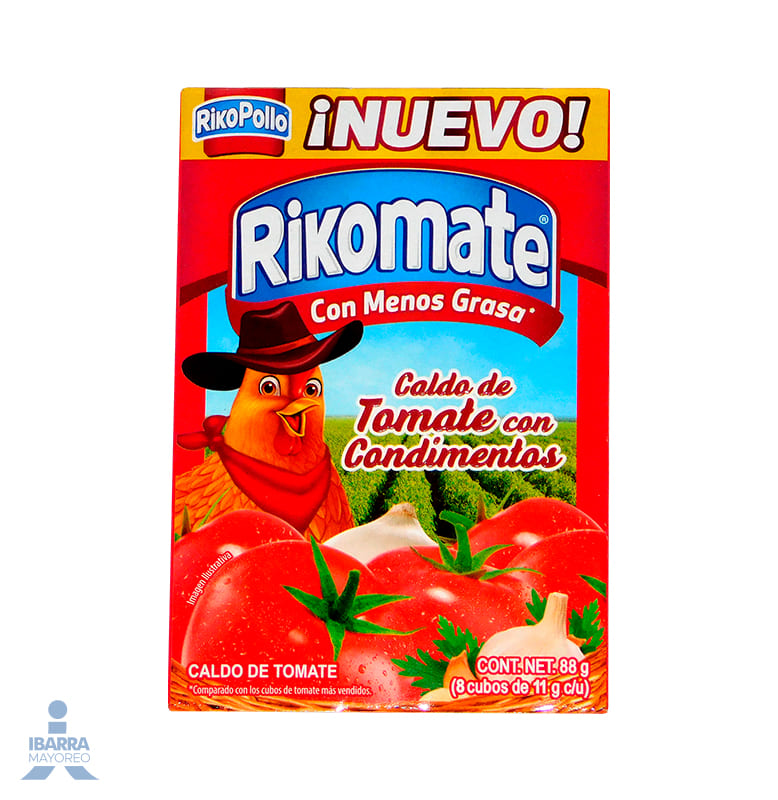 caldo rikomate 8 pzas | Ibarra Mayoreo