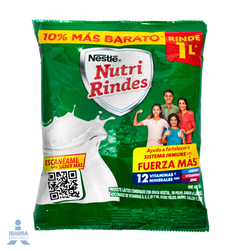 leche nido nutri rindes sobre 120 g oferta | Ibarra Mayoreo
