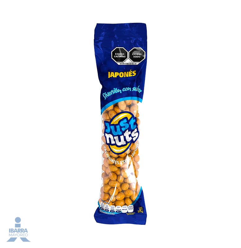 juts nuts cacahuate japones 175 g | Ibarra Mayoreo