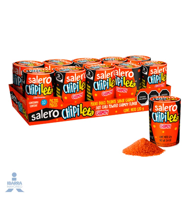 dulce anahuac chipileta chamoy salero polvo 10 pzas | Ibarra Mayoreo