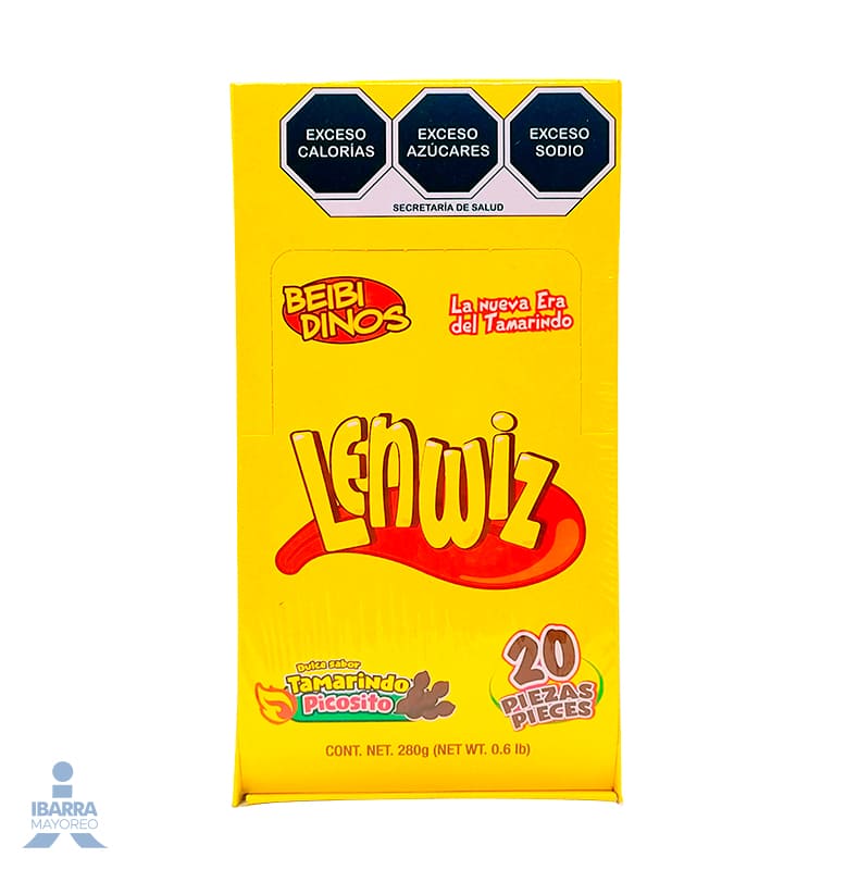 pulpa de tamarindo beibi dinos lenwis 20 pzas | Ibarra Mayoreo