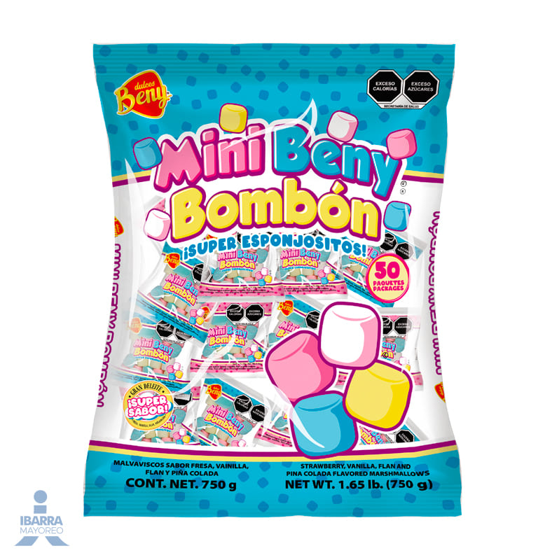 bombon beny mini 50 pzas | Ibarra Mayoreo