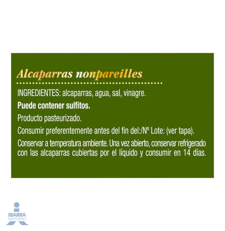 alcaparras carbonell 350 g | Ibarra Mayoreo