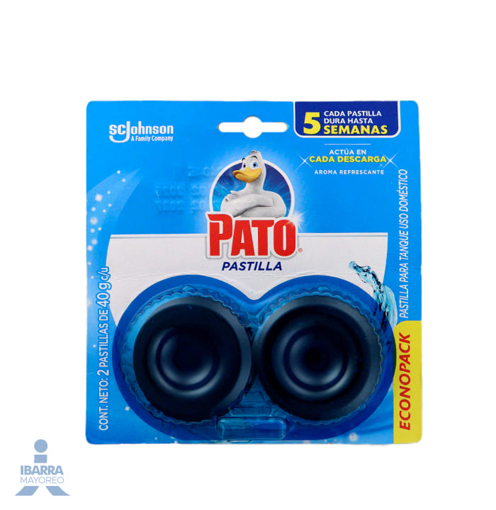 pastilla sanitaria pato azul twin pack | Ibarra Mayoreo
