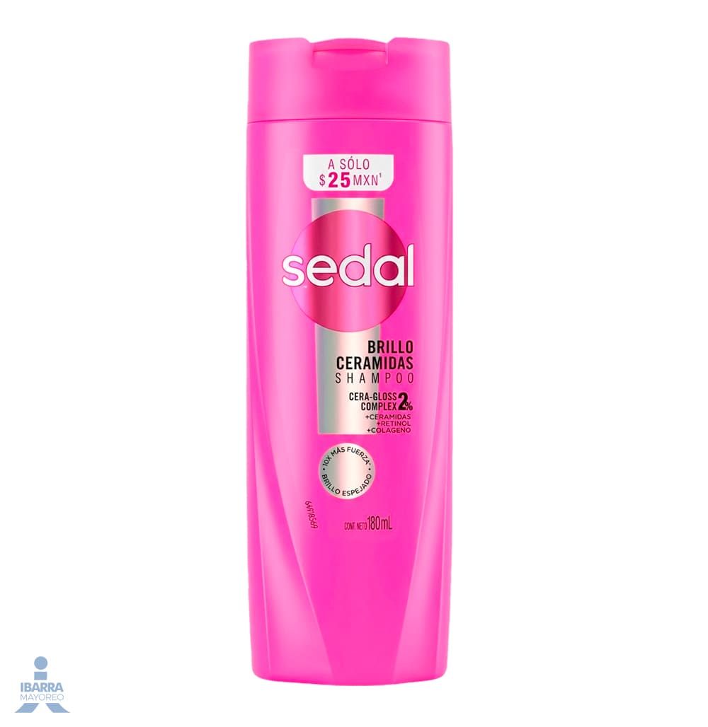 shampoo sedal ceramidas 180 ml | Ibarra Mayoreo