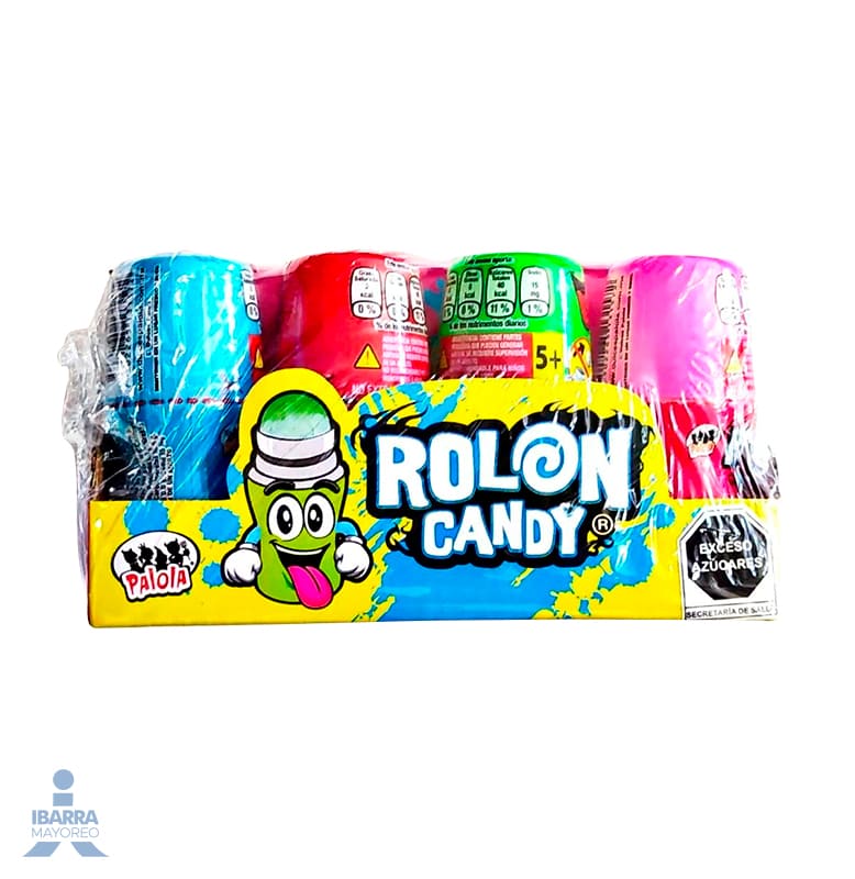 dulce palola rolon candy 12 pzas | Ibarra Mayoreo