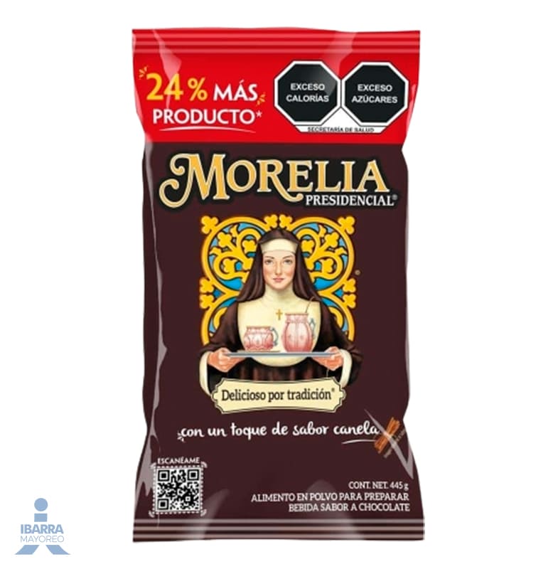 chocolate morelia polvo 445 g oferta 24% | Ibarra Mayoreo