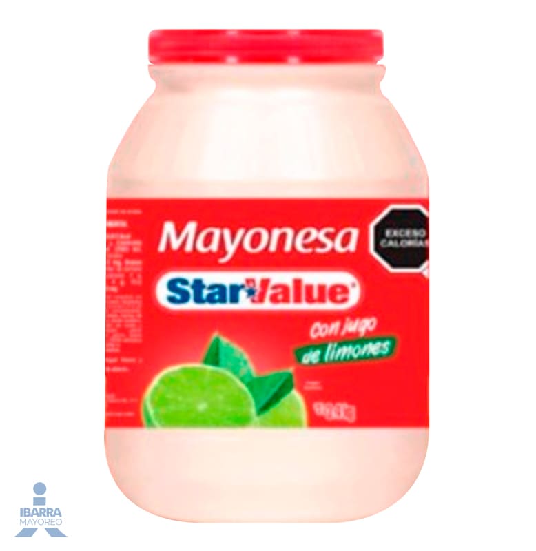 mayonesa star value con limon 3 4 kg | Ibarra Mayoreo