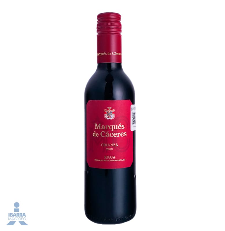 vino tinto marques de caceres crianza 375 ml | Ibarra Mayoreo