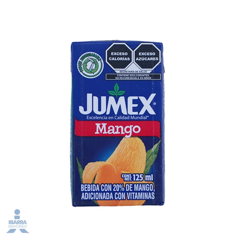 bebida jumex mango mini brick 125 ml | Ibarra Mayoreo