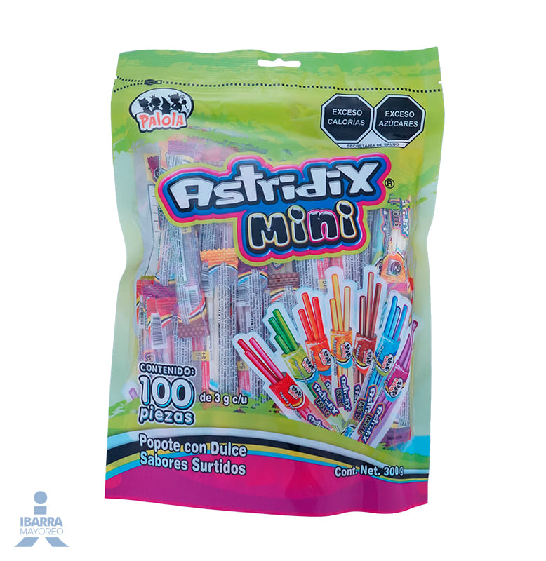 dulce las delicias astridix mini 100 pzas | Ibarra Mayoreo