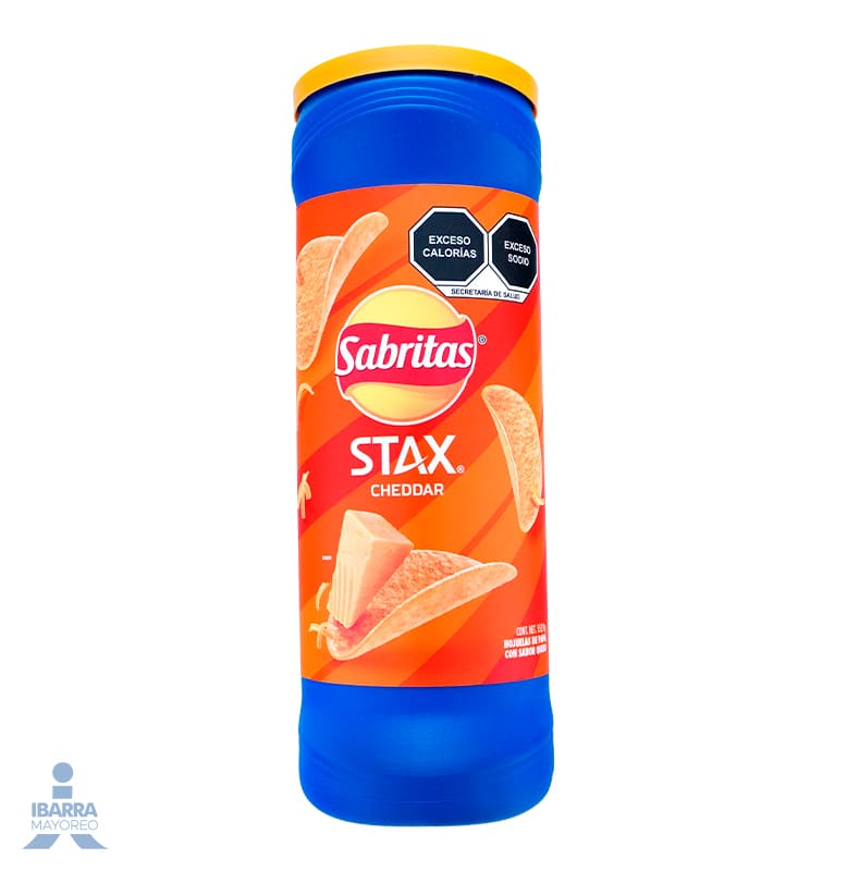 sabritas stax cheddar 155 9 g | Ibarra Mayoreo