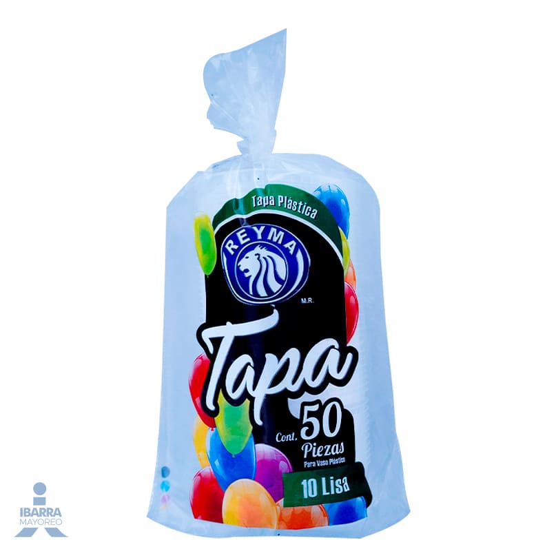 tapa plastico reyma lisa no 10 50 pzas | Ibarra Mayoreo