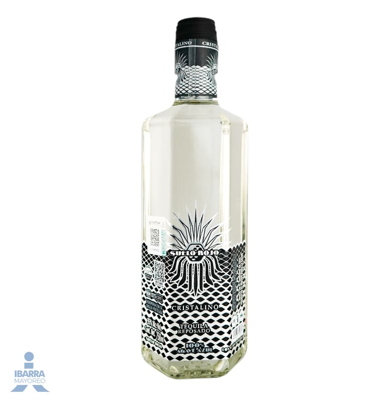 tequila suelo rojo reposado cristalino 750 ml | Ibarra Mayoreo