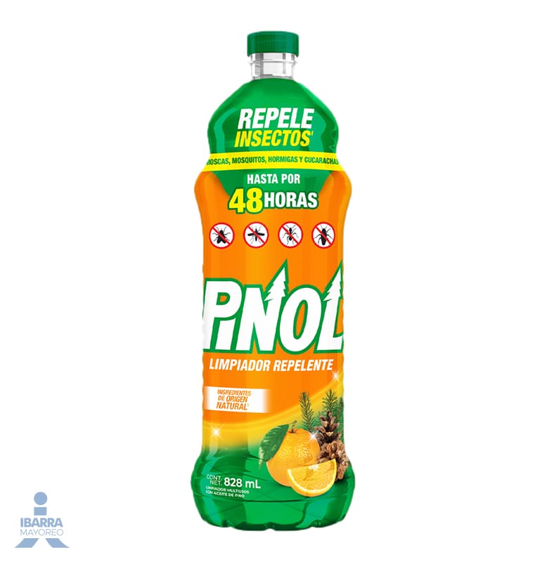 limpiador pinol repelente de insectos 828 ml | Ibarra Mayoreo