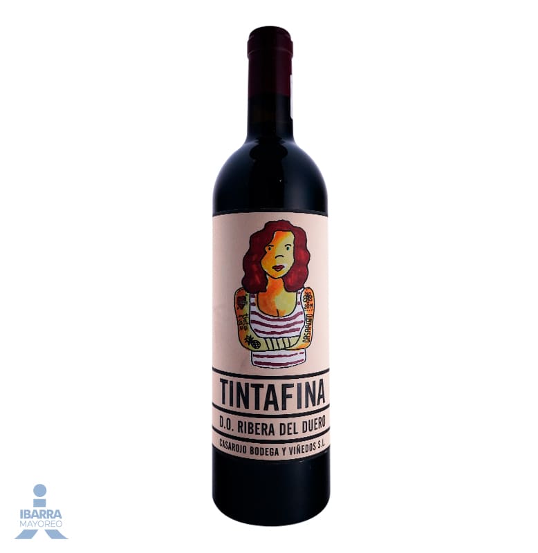 vino tinto tinta fina 750 ml | Ibarra Mayoreo