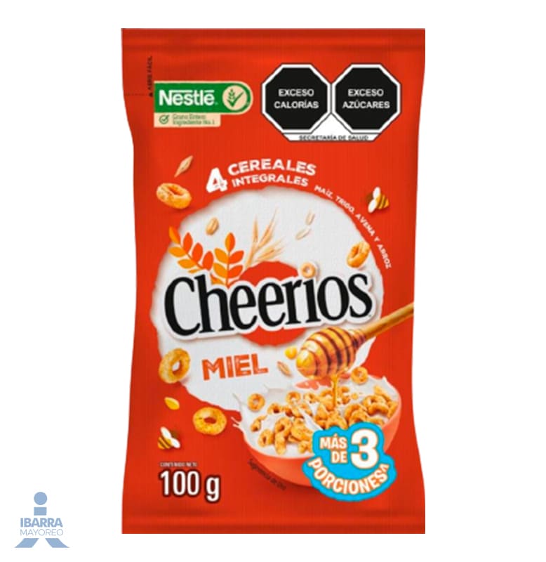 cereal nestle cheerios bolsa 100 g | Ibarra Mayoreo
