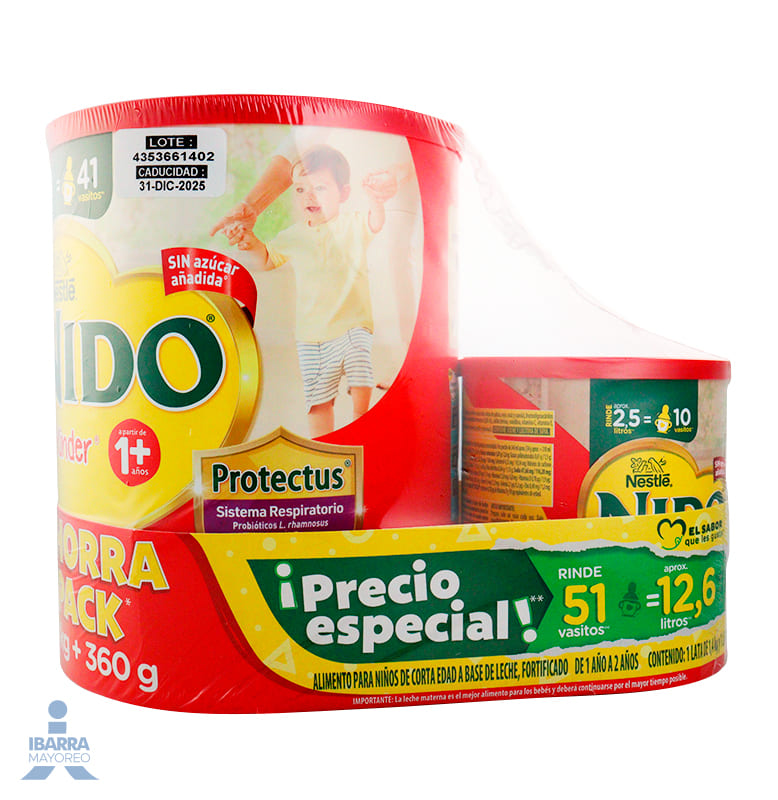 leche nido kinder 1 1 4 kg + nido 360 g | Ibarra Mayoreo