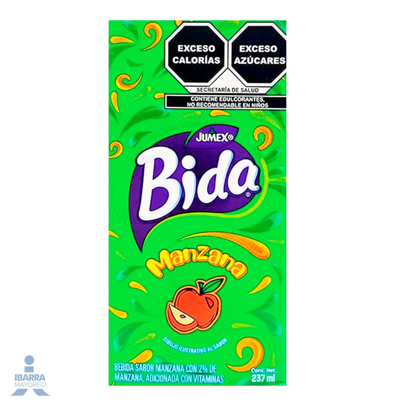 bebida bida manzana 237 ml | Ibarra Mayoreo
