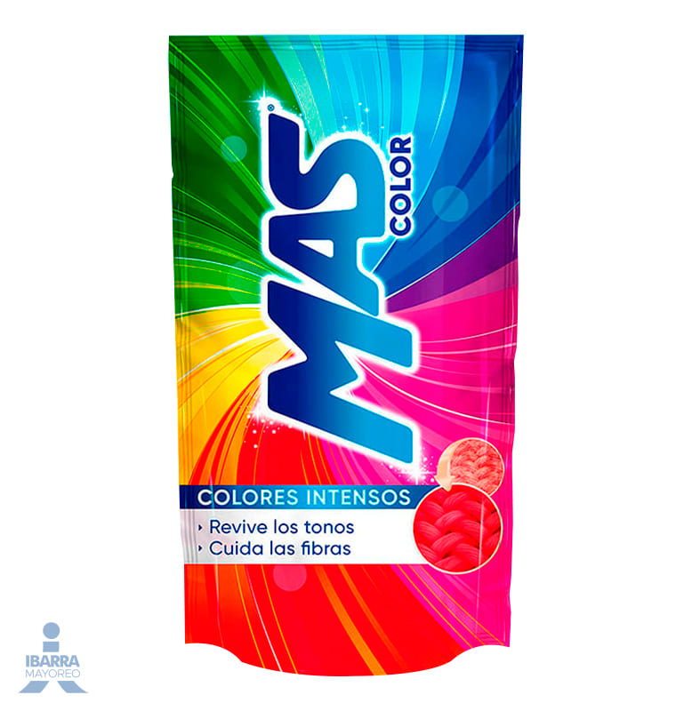 detergente mas color liquido econopack 415 ml | Ibarra Mayoreo