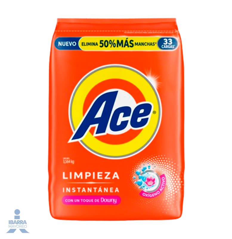 detergente ace con toque de downy 3 564 kg | Ibarra Mayoreo