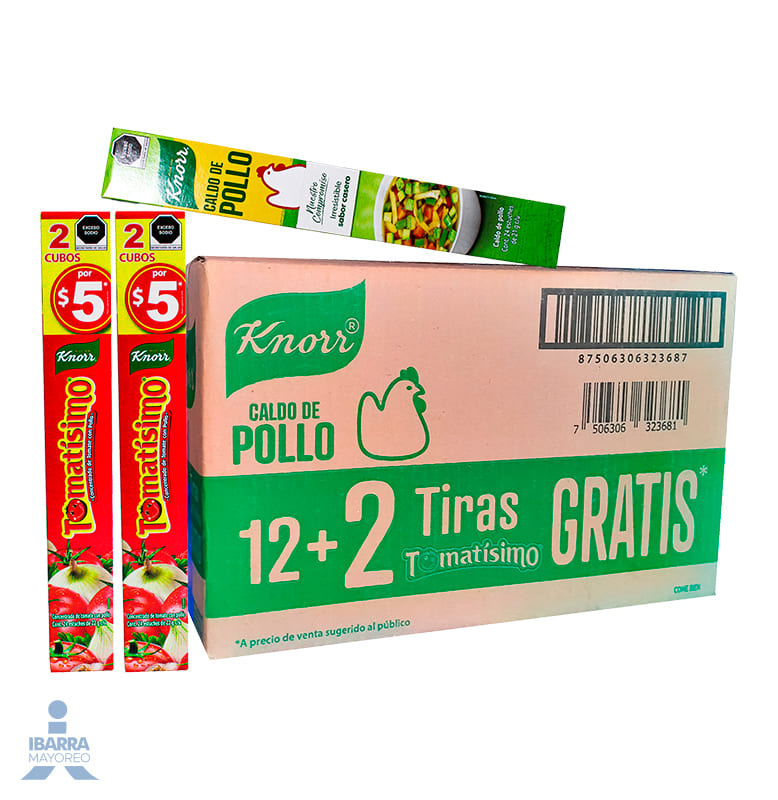 knorr suiza 12 pzas + 2 tomatisimo | Ibarra Mayoreo