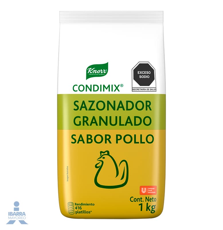 sazonador knorr condimix pollo 1 kg | Ibarra Mayoreo