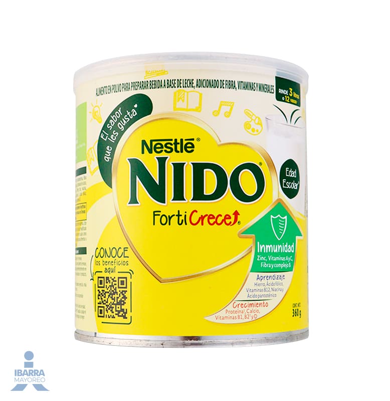leche nido forticrece lata 360 g | Ibarra Mayoreo