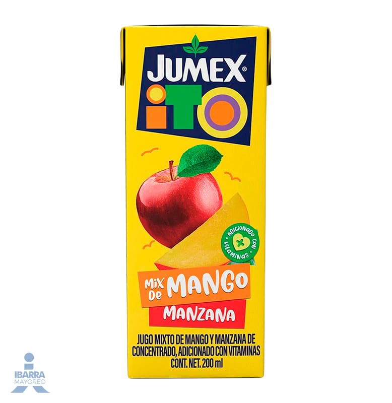 jugo jumex ito mango manzana 200 ml | Ibarra Mayoreo