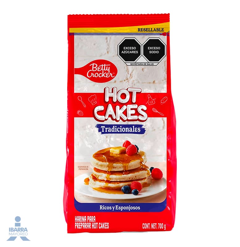 harina para hot cakes betty crocker 700 g | Ibarra Mayoreo