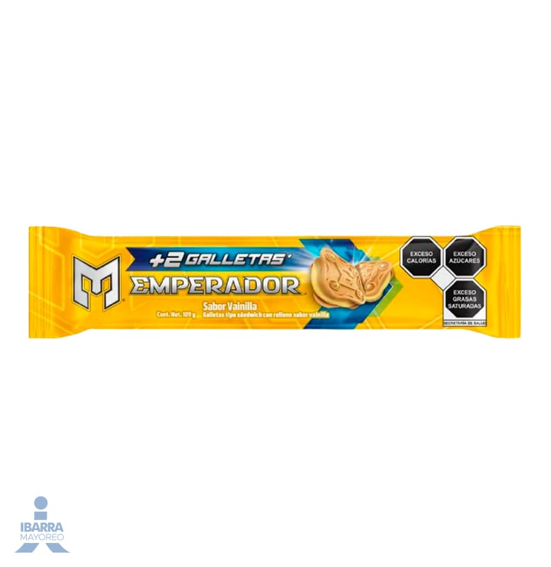 galletas gamesa sandwich emperador vainilla 109 g | Ibarra Mayoreo