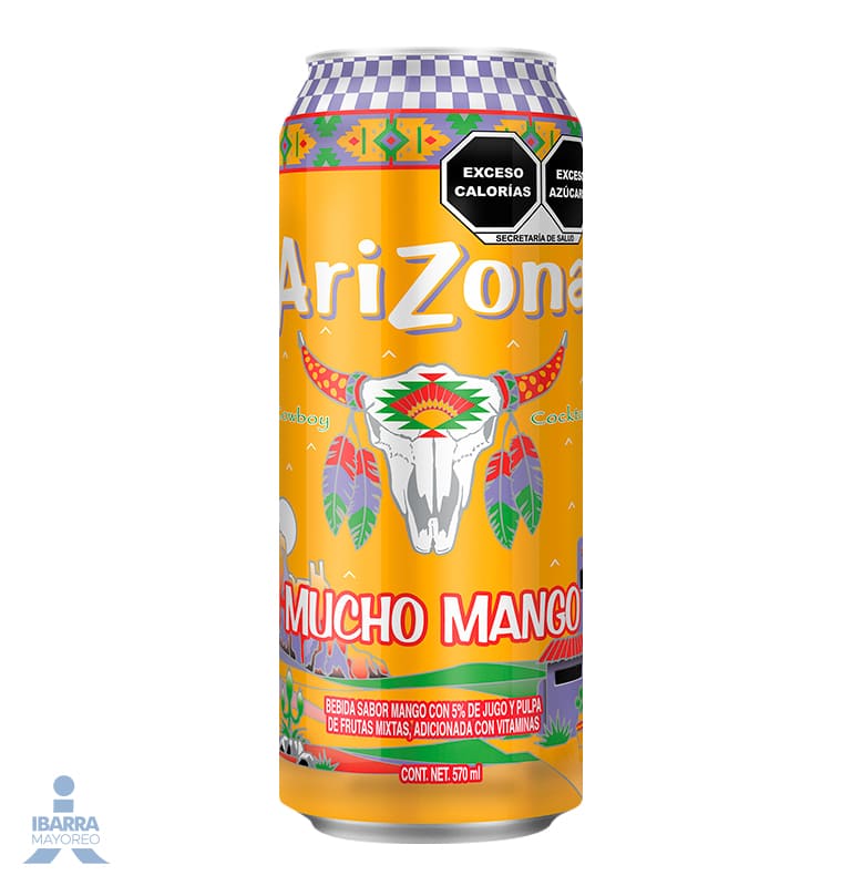 bebida arizona mucho mango 570 ml | Ibarra Mayoreo