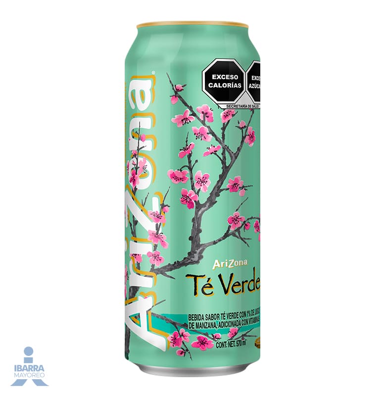 bebida arizona te verde 570 ml | Ibarra Mayoreo