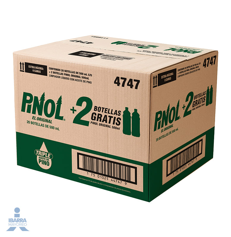 limpiador pinol original 20/500 ml + 2 gratis | Ibarra Mayoreo