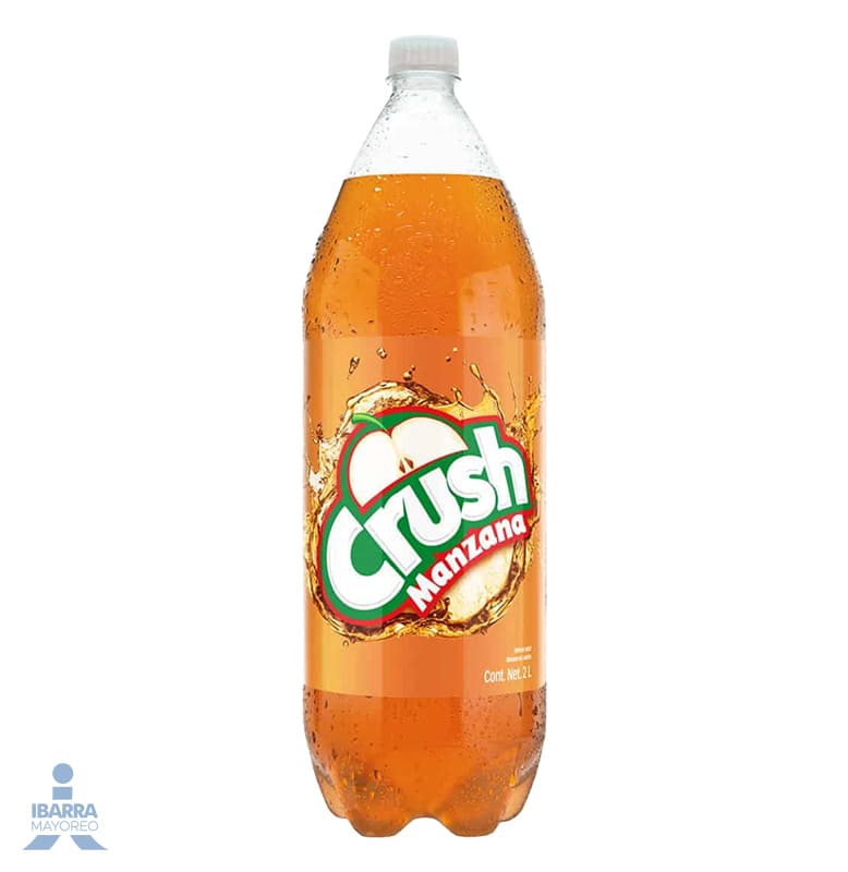 refresco crush manzana 2 l preciado | Ibarra Mayoreo