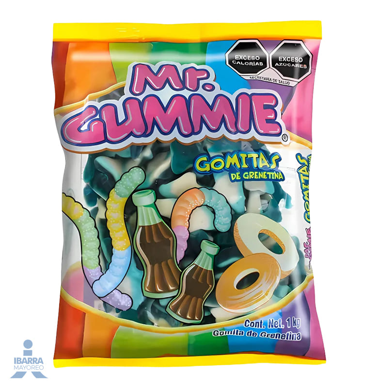gomitas mr gummie tiburon azul 1 kg | Ibarra Mayoreo