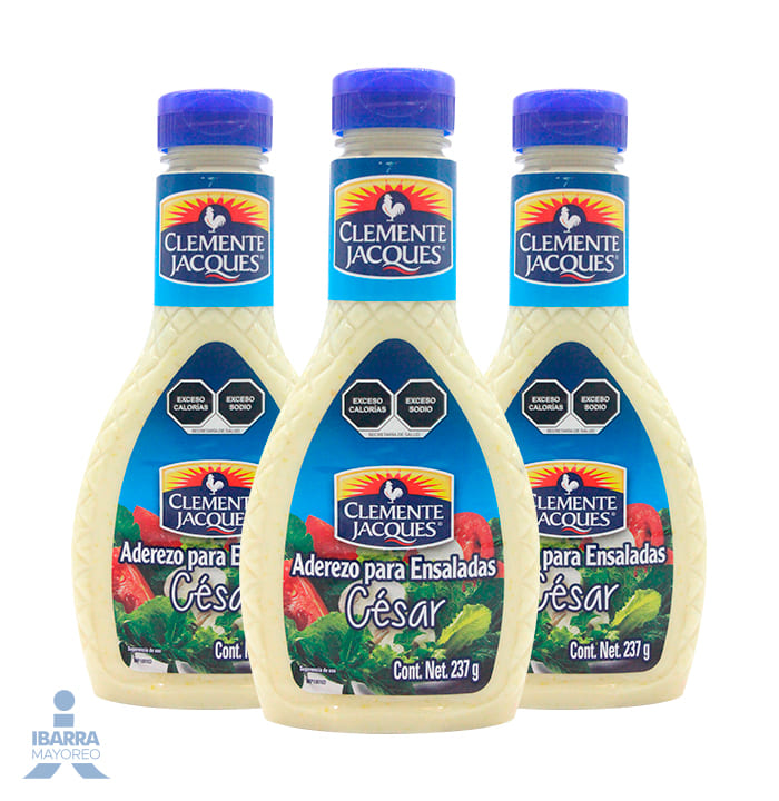 aderezo clemente jacques cesar 237 g | Ibarra Mayoreo