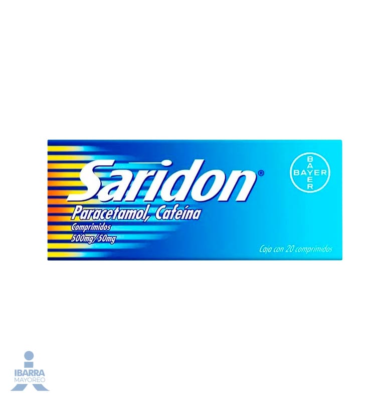 saridon tabletas 20 pzas | Ibarra Mayoreo