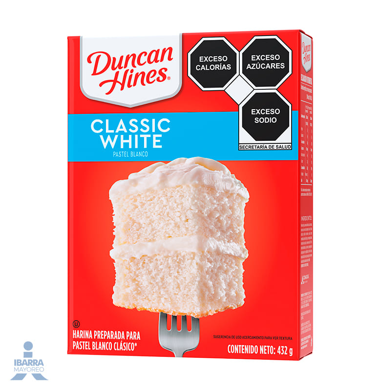 harina duncan hines vainilla blanca 432 g | Ibarra Mayoreo